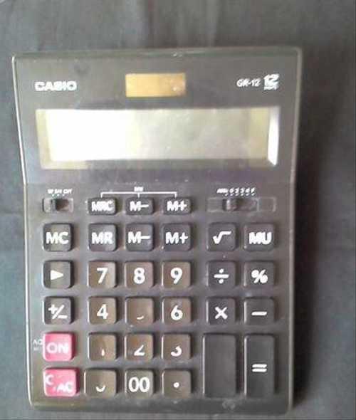 Настольный калькулятор casio GR-12