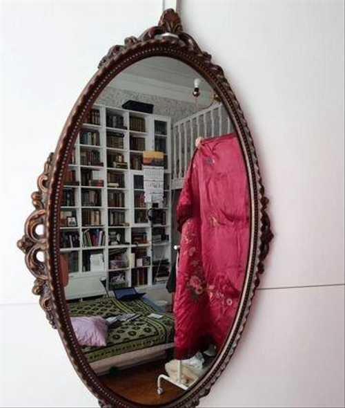 Зеркало овальное под старину