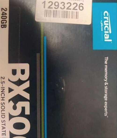 SSD 240GB Crucial Micron BX500 SATA NEW