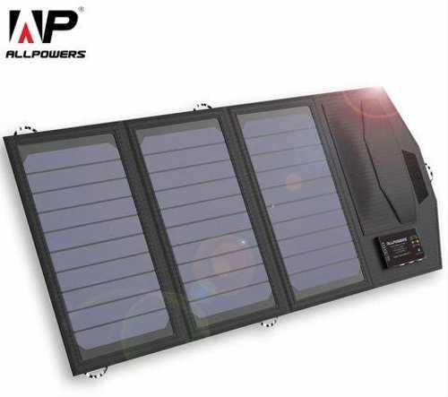 Солнечная панель с внешним аккумулятором Allpowers