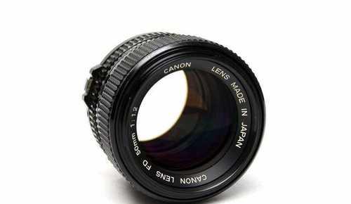 Canon Lens nFD 50mm f1.2