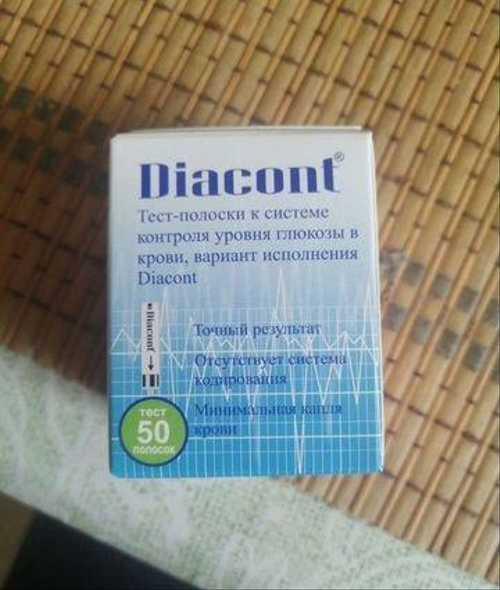 Тест-полоски diacont (диаконт) N50