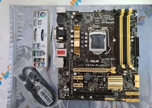 1150 Asus Z87M-Plus uATX 4xDDR3 проверка