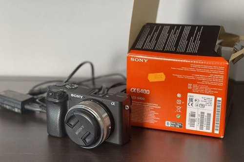 Sony Alpha A6400 kit черный