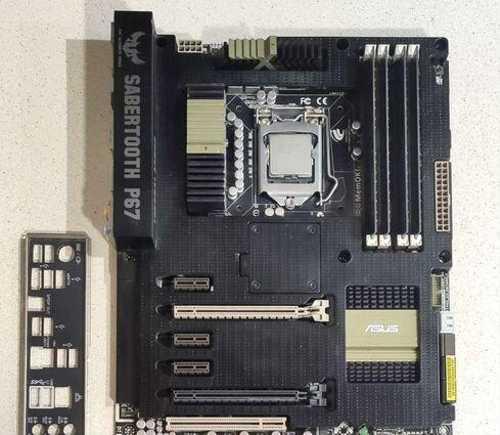 Плата asus LGA1155 sabertooth P67 P67 4xDDR3-1866