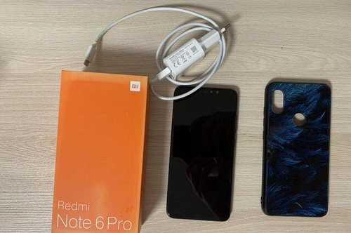 Телефон Xiaomi redmi note 6 pro black 3/32 gb