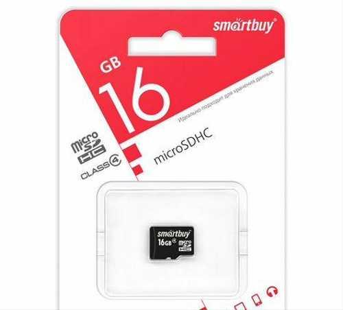 Карта памяти Smartbuy micro sdhc 16GB