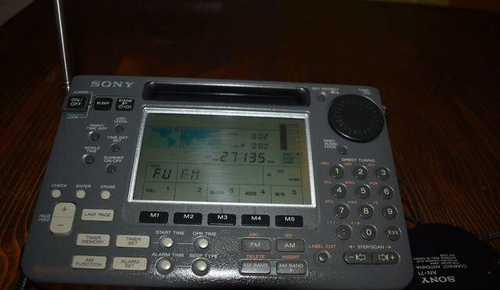 Радиоприемник sony icf sw 55 в жёстком кофре