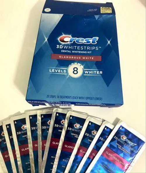 Отбеливающие полоски Crest 3D Whitestrips