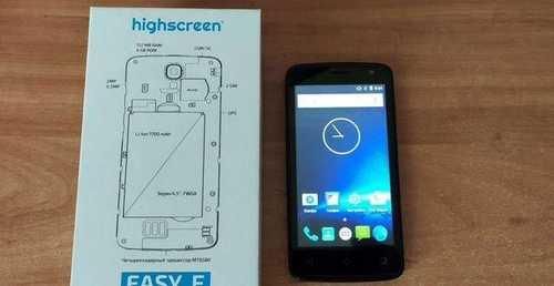 Смартфон highscreen Easy F