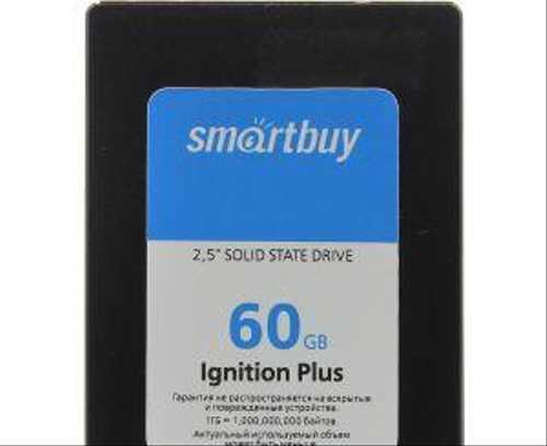 SSD-накопитель Smartbuy lignition plus 2.5 60гб*