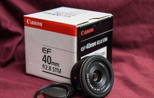 Canon EF40mm f/2.8 STM + UVPolaroid