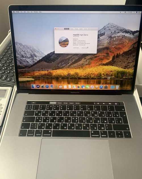 Macbook Pro 15 дюймов Space Gray 2018 г