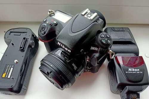 Nikon d800E + MB D-12 + sb-700 + Youngnuo 50 mm