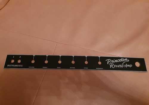 Fender princeton reverb-amp faceplate