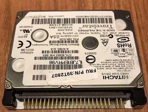 Hdd 1.8 ide hitachi 60 gb