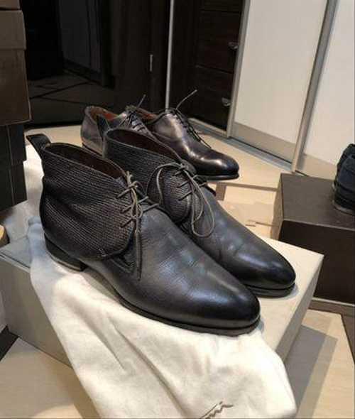 Ботинки мужские Santoni оригинал