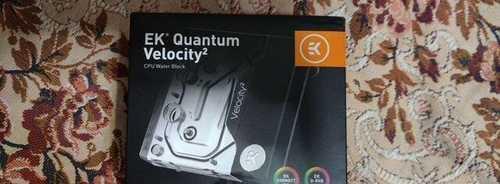 EK-Quantum Velocity² D-RGB - 1700 Nickel + Plexi