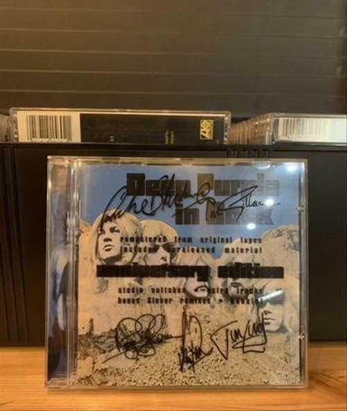 Фирменный CD диск Deep Purple с автографами