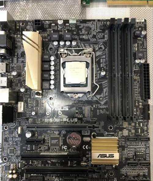 Связка i3-7300 + Asus B150M-Plus