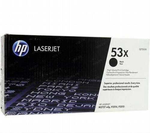 Лазерный картридж Hewlett Packard Q7553X (HP 53X)