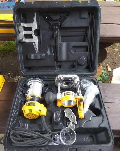 Фрезер сетевой DeWalt D 26204 K, фрезы
