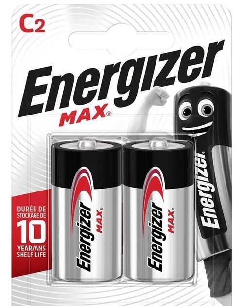 Батарейки щелочные Energizer Max типа C