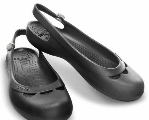 Балетки босоножки Crocs Jayna flat 37 - 41 р