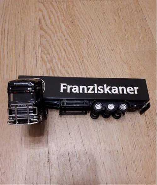 Модель автомобиля грузовик franziskaner scania