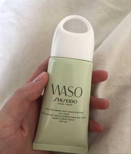 Шисейдо тональный крем Waso. Смарт крем Waso. Шисейдо смарт крем. Shiseido Waso зеленая.