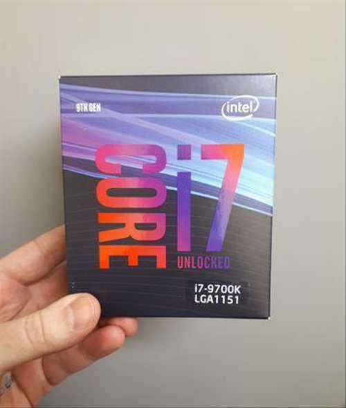 Процессор intel Core i7-9700K Processor BOX NEW | Festima.Ru – частные ...