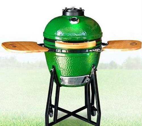Керамический гриль Start Grill-18 (48 см.) зеленый
