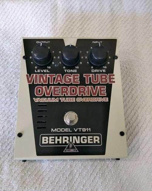 Behringer Vintage Tube Overdrive VT911 Ламповый ов