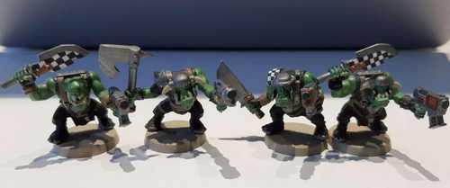 Warhammer 40k Бойзы / Ork Boyz 4шт