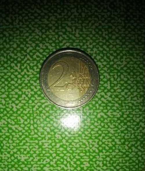 Монета 2 евро 2002 года