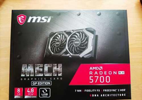 Видеокарта AMD RX5700 8 GB MSI mech GP