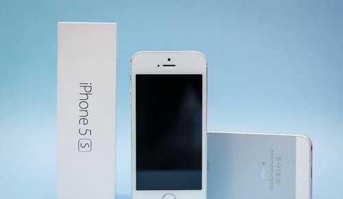 iPhone 5s Silver 64GB Touch ID работает A1457