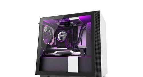 Новый корпус nzxt H210i Matte White