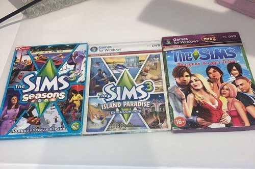 Компьютерная игра Sims 3 (3 шт)