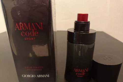 Giorgio Armani Code Sport 50 мл. Оригинал. Франция