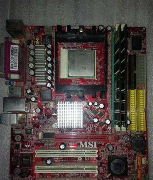 Msi ms 7142 ver 1 подключение