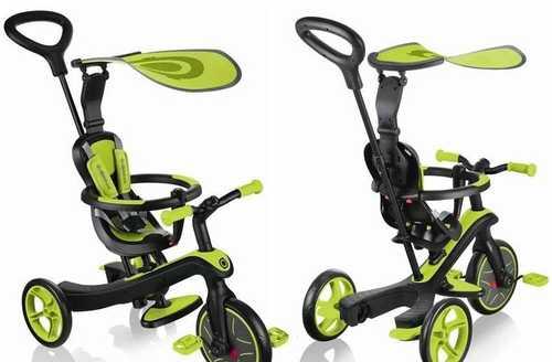 Велосипед Globber Trike Explorer 4 в 1 Зеленый