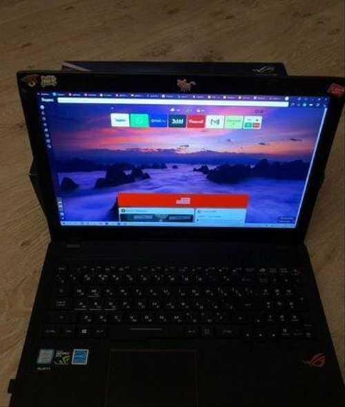 Игровой ноутбук Asus GL753V i7-7700HQ 16Gb