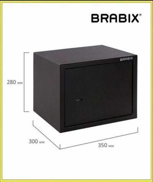 Сейф Brabix SF-280KL ключевой замок