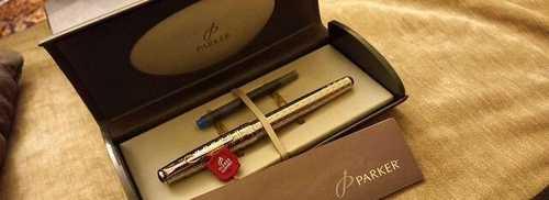 Перьевая ручка Parker Sonnet chiselled tartan ST