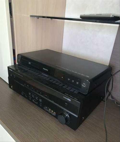 Av ресивер yamaha RX-V567 + Disc ray philips BDP31
