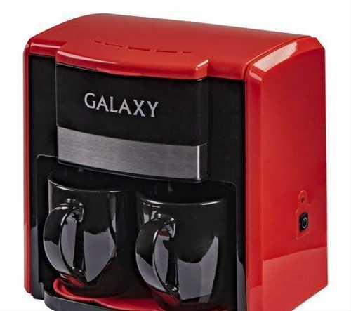 Кофеварка электрическая galaxy GL0708 (красная)