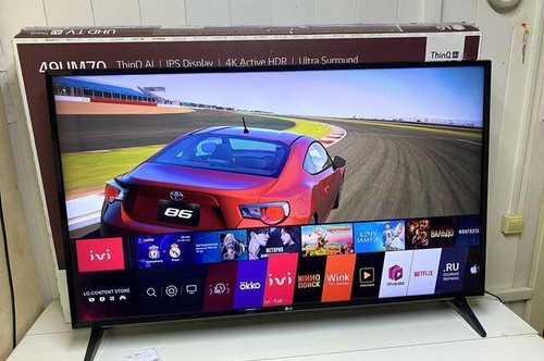 4K Lg 49" AirPlay Smart TV Active HDR 2020