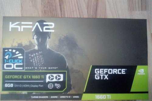 Видеокарта GTX 1660 ti