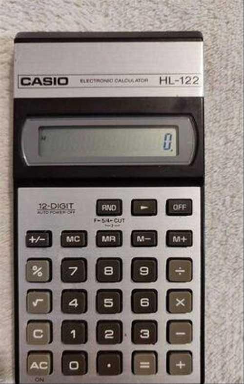 Калькулятор casio HL-122